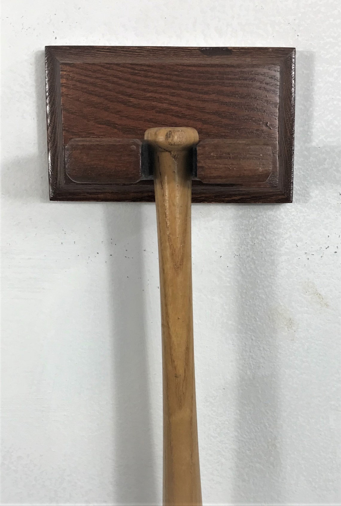 Baseball Bat Holder Full Size Bat Chestnut Stain - Etsy