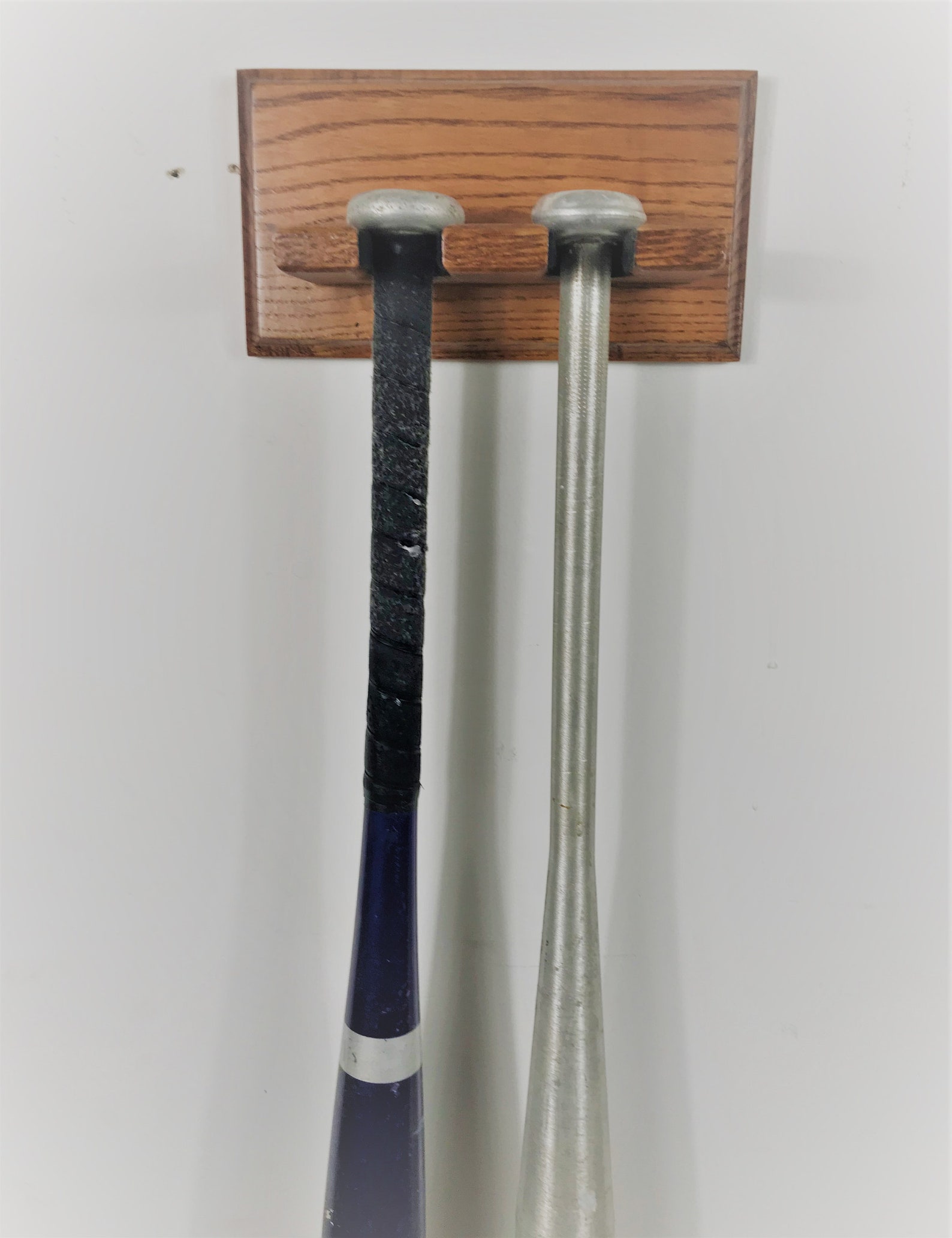 Baseball Bat display holder Holds two bats verticaly | Etsy