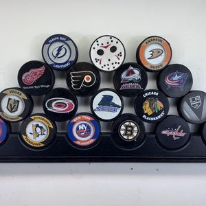 6 to 21 Hockey Puck Holder Wall Rack Mount Floating Shelf Display - Etsy