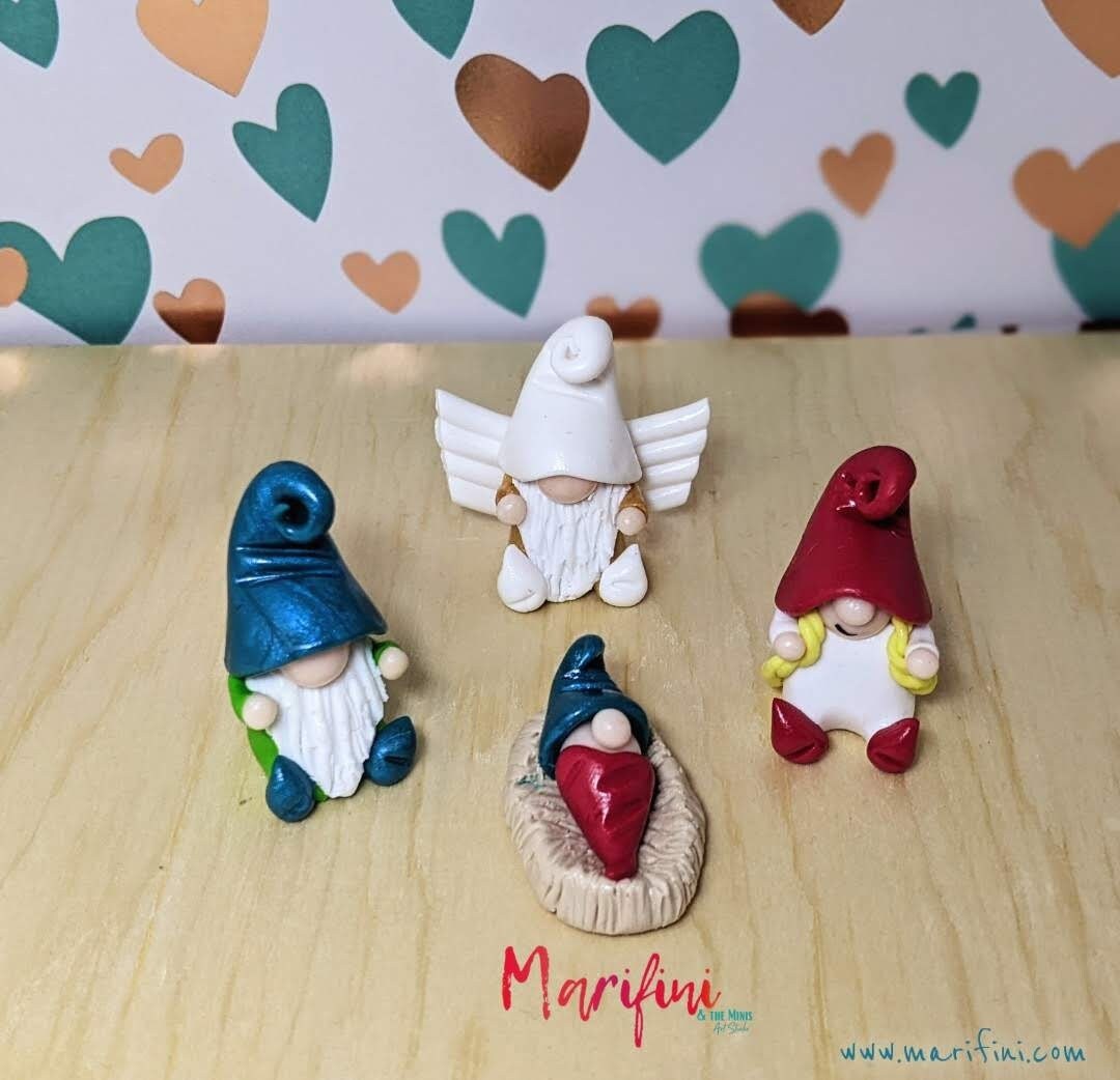 Nativity Gnomes/ Miniature Christmas Gnomes/ Joseph Mary Baby - Etsy