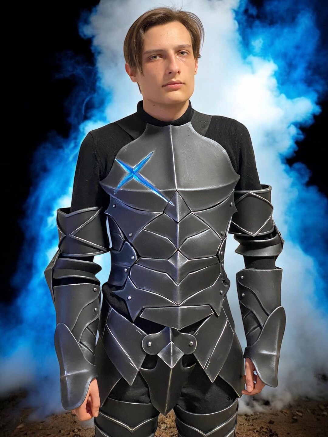 Dimitri-inspired Cosplay Armor – Blue Lion Style – Handmade EVA Foam ...
