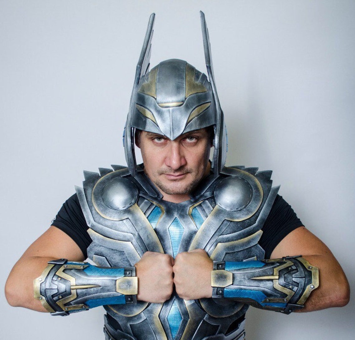 Cosplay Thor Helmet. Medieval Thor Helmet, Eva Foam Ragnarok Movie ...