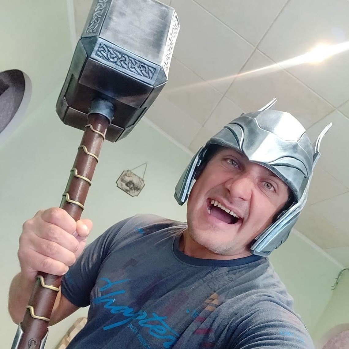 Cosplay Thor Helmet. Medieval Thor Helmet, Eva Foam Ragnarok Movie ...