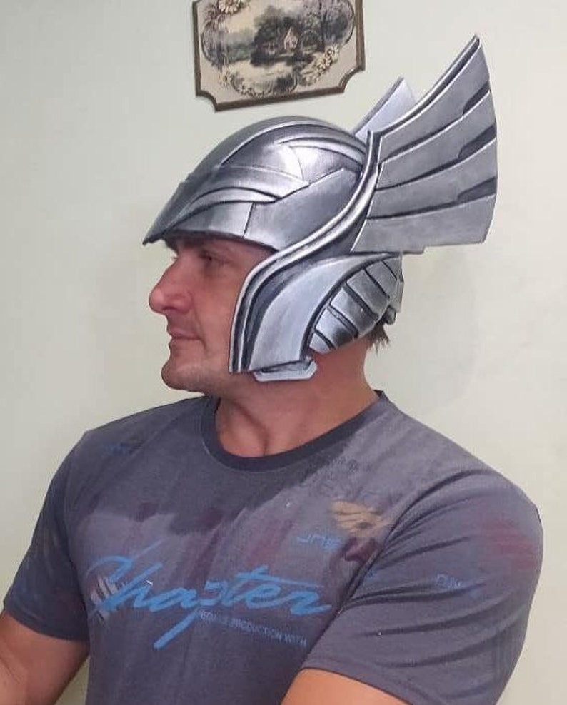 Cosplay Thor Helmet. Medieval Thor Helmet, Eva Foam Ragnarok Movie ...
