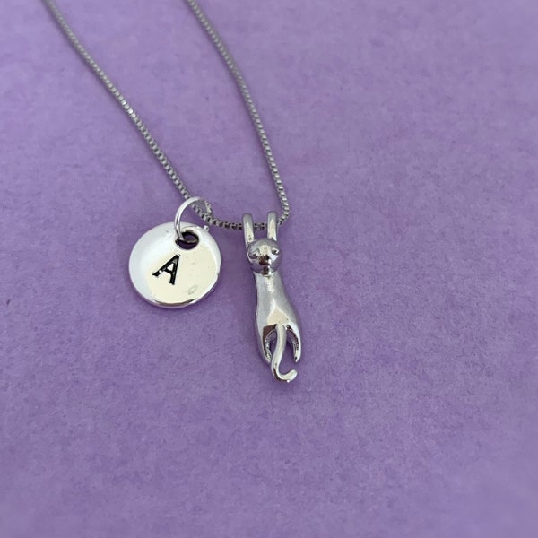 Cat Necklace - Etsy