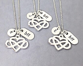 Bff charm necklace | Etsy