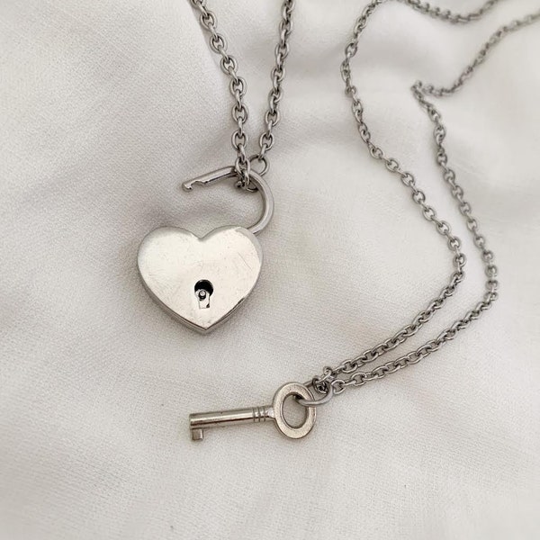 Lock Necklace - Etsy