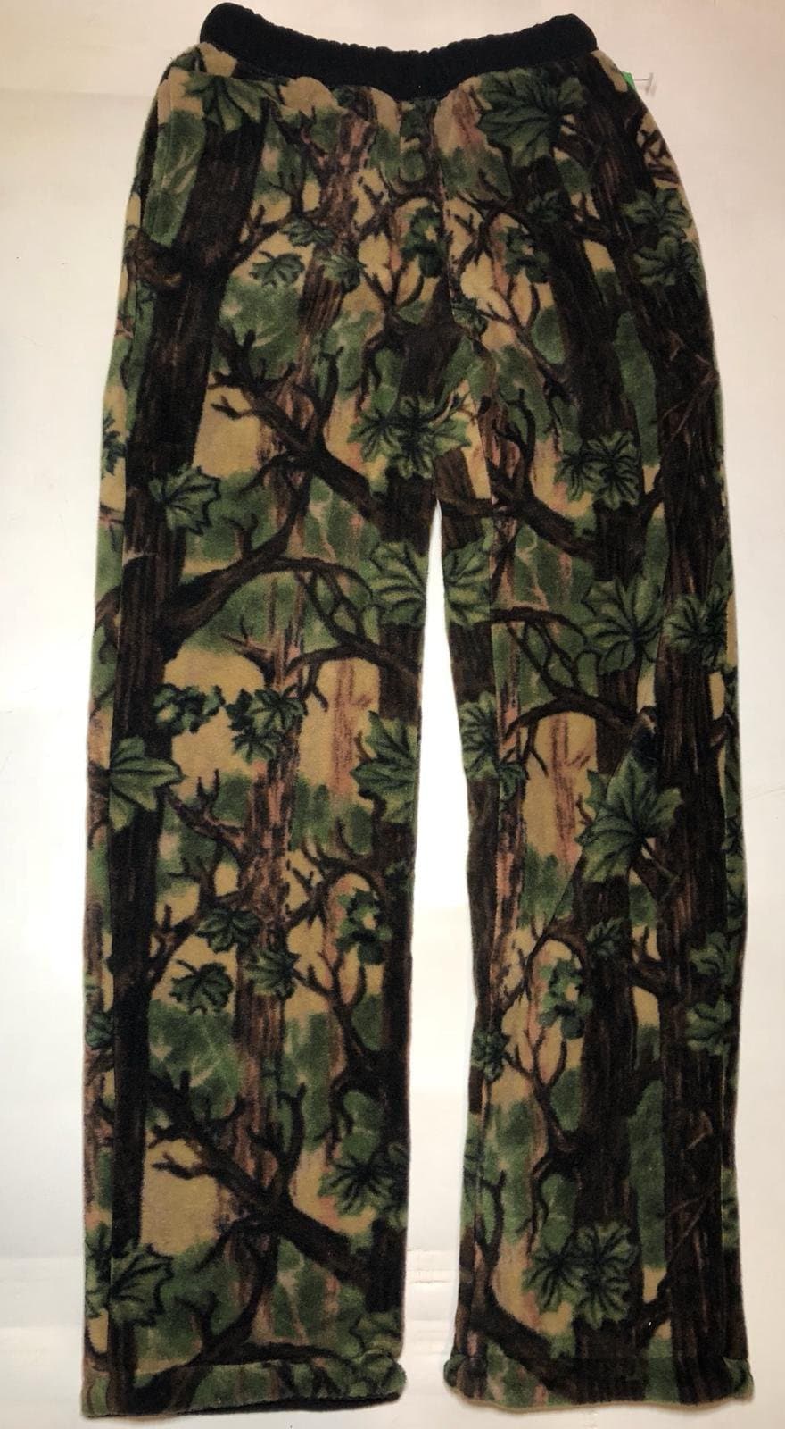 Zoofleece Super Comfortable Green Tree Camouflage Fleece Pants - Etsy