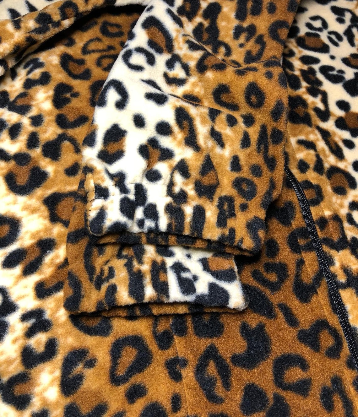 Zoofleece Leopard Animal Print Fleece Jacket Best Friend Gift for Her ...