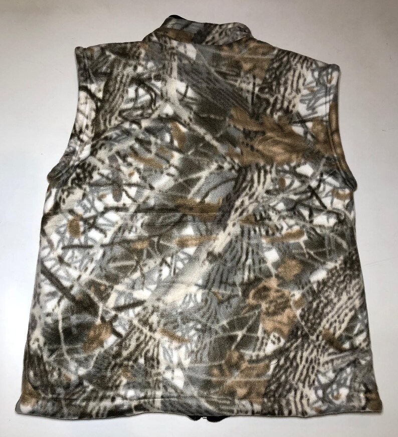 Zoofleece Snow White Birch Camo Camouflage Hunting Vest S - Etsy