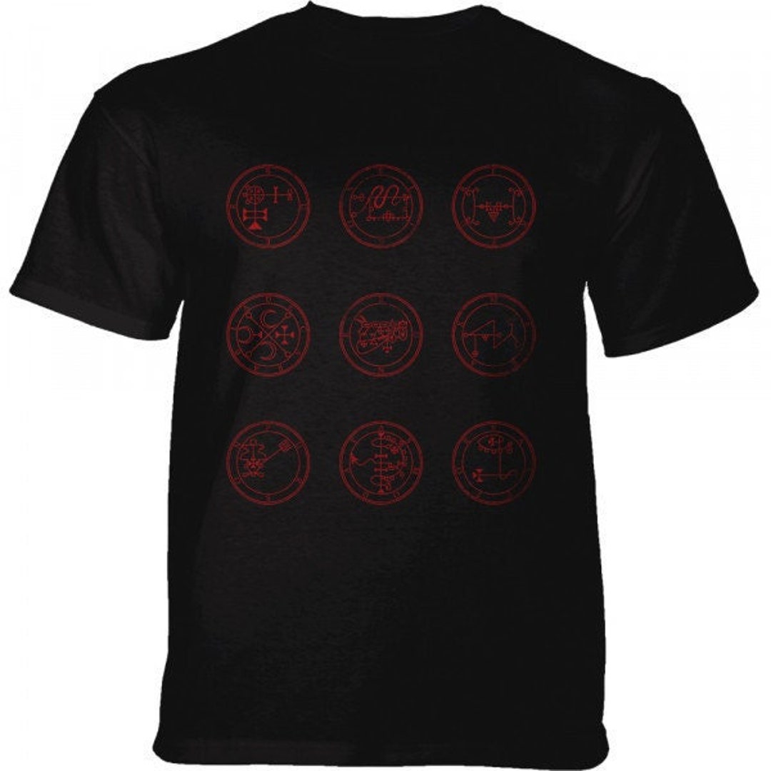 The Mountain Demon Sigils Medallion Murmur Spiritual Runes Dark Horror ...