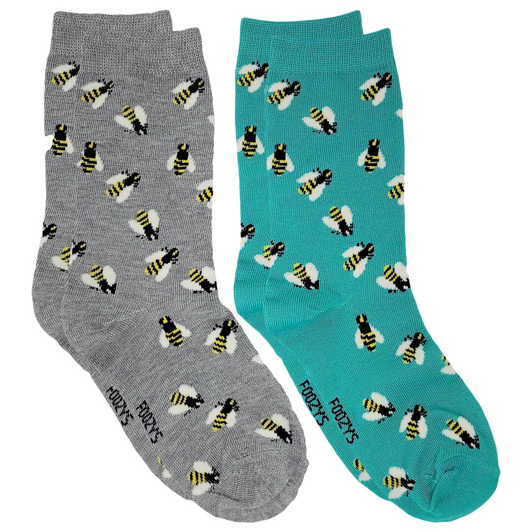 Buzzy Bees Honey Insect Queen Honeybee Animal 2 Pairs Women's Socks - Etsy