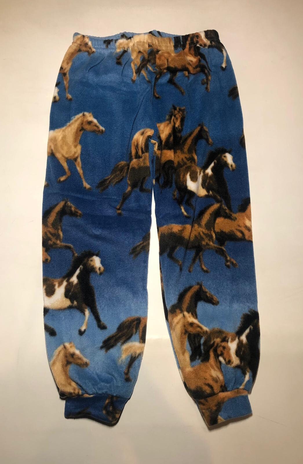 Horse Blue Equine Pajamas Kids Mare Riding Horses Equestrian Animal ...
