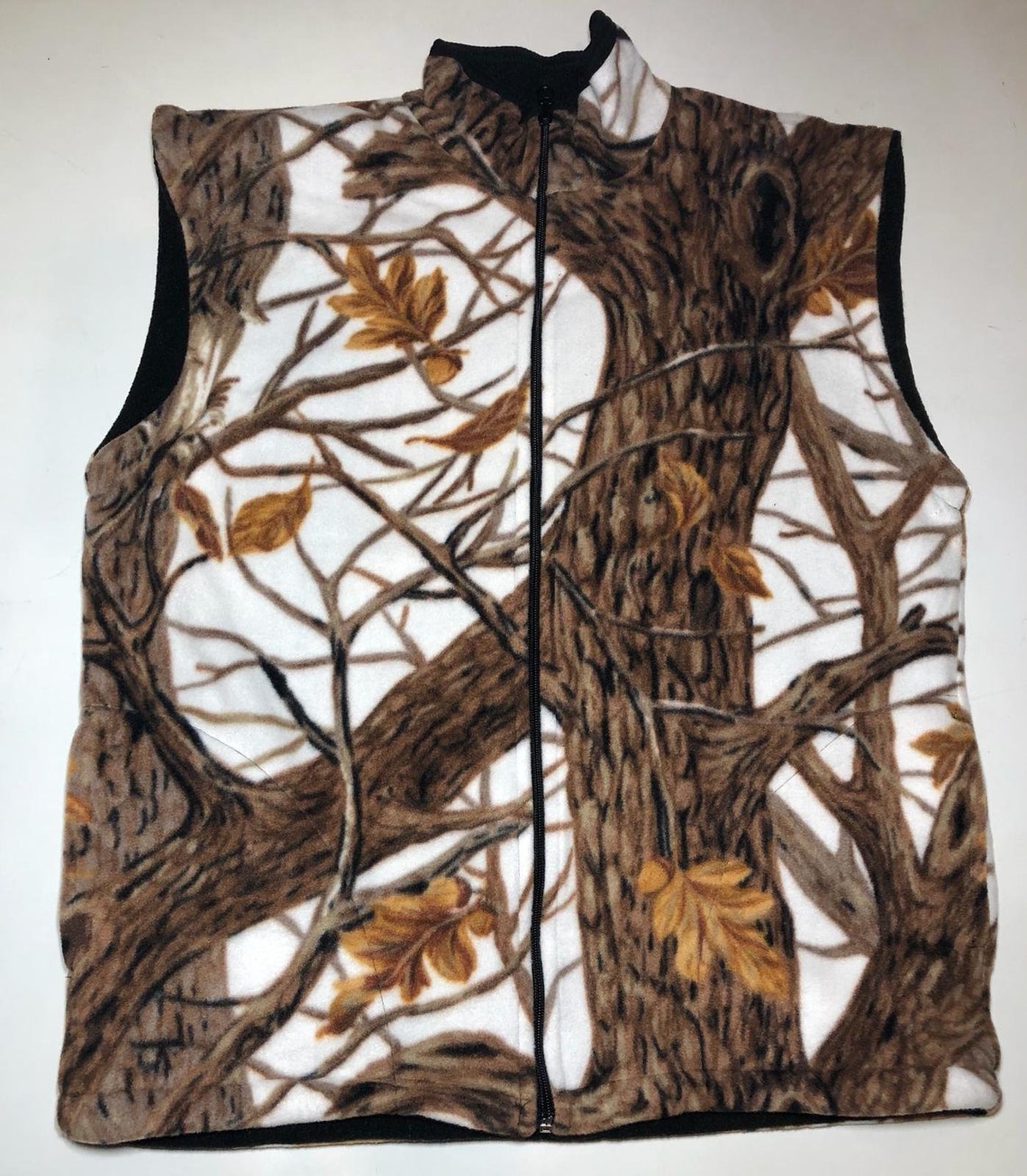 Zoofleece White Snow Camouflage Hunting Vest S-3X - Etsy