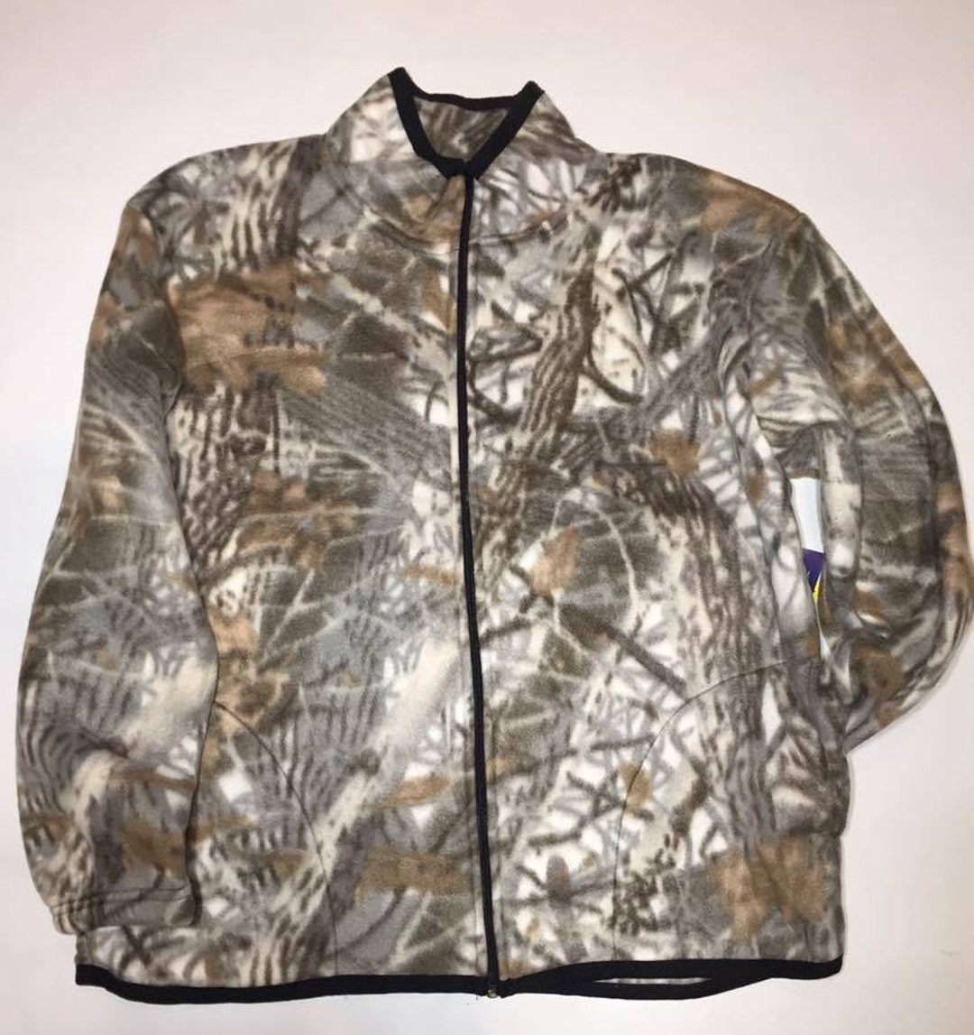 Zoofleece Gray White Camouflage Men's Women's Camo Hunting Hunt Winter ...