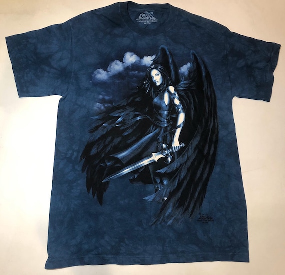 Fairy Fallen Angel Sword Warrior Wings Beautiful Dark… - Gem