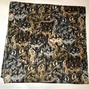 Zoofleece Camouflage Wolf 60x60" Blanket Camo Quilt Throw Wolves ...