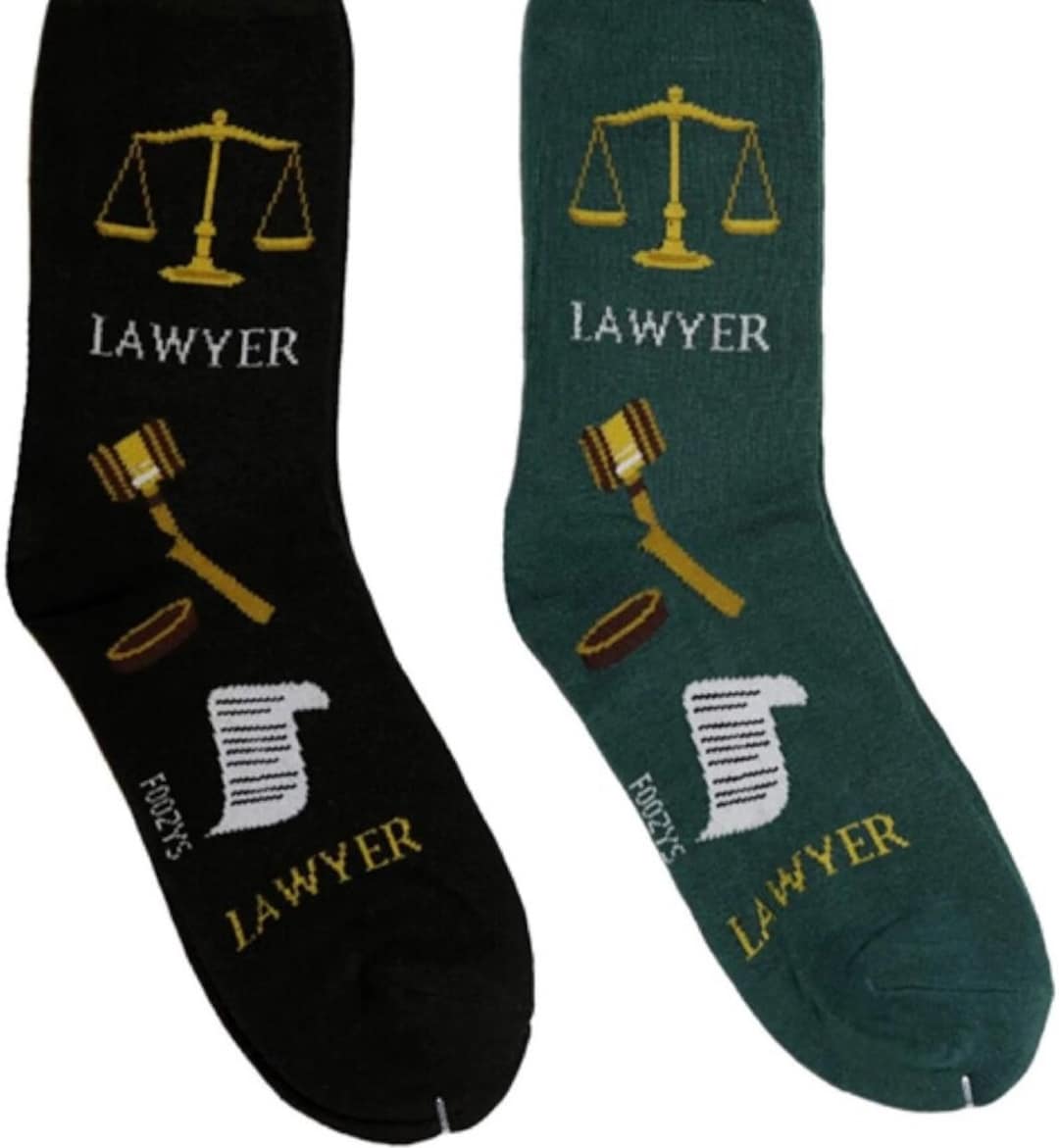 Lawyer Attorney Law Judge Advocate Counselor Justice 2 Pairs Men's ...