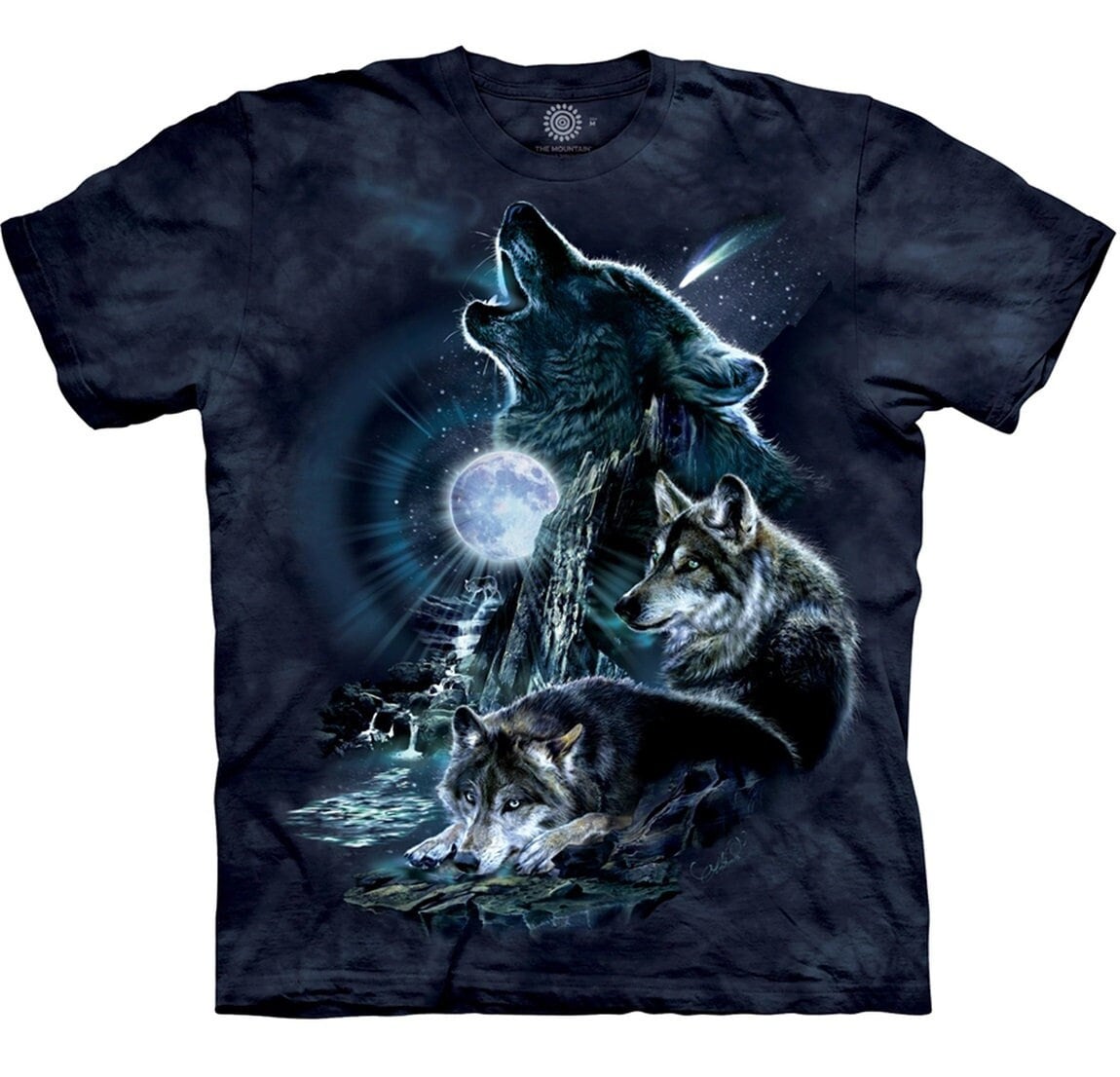 Wolf Family Howling Bark at Moon Wild Free Wolves Pack Loyal - Etsy