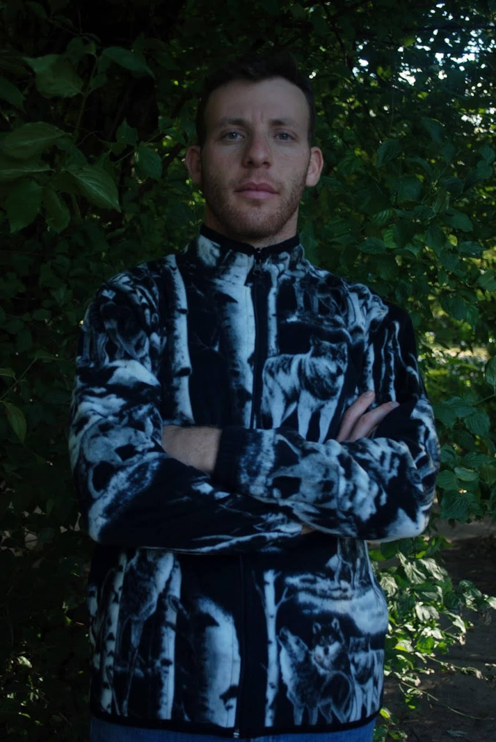 Zoofleece Black Wolf Fleece Jacket Winter Wolves Howling Moon - Etsy