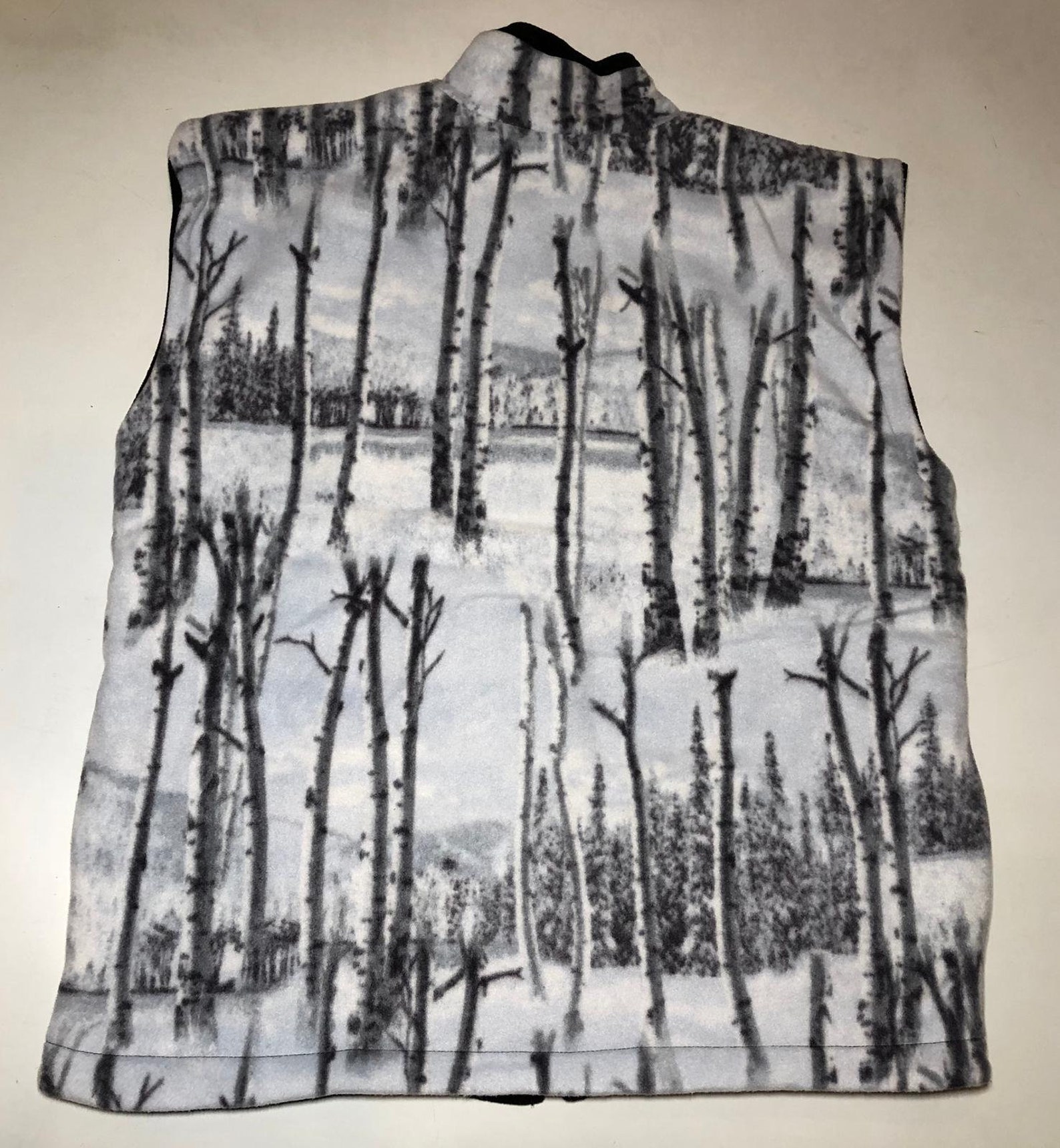 Zoofleece Snow White Birch Camo Camouflage Hunting Vest L-3X - Etsy