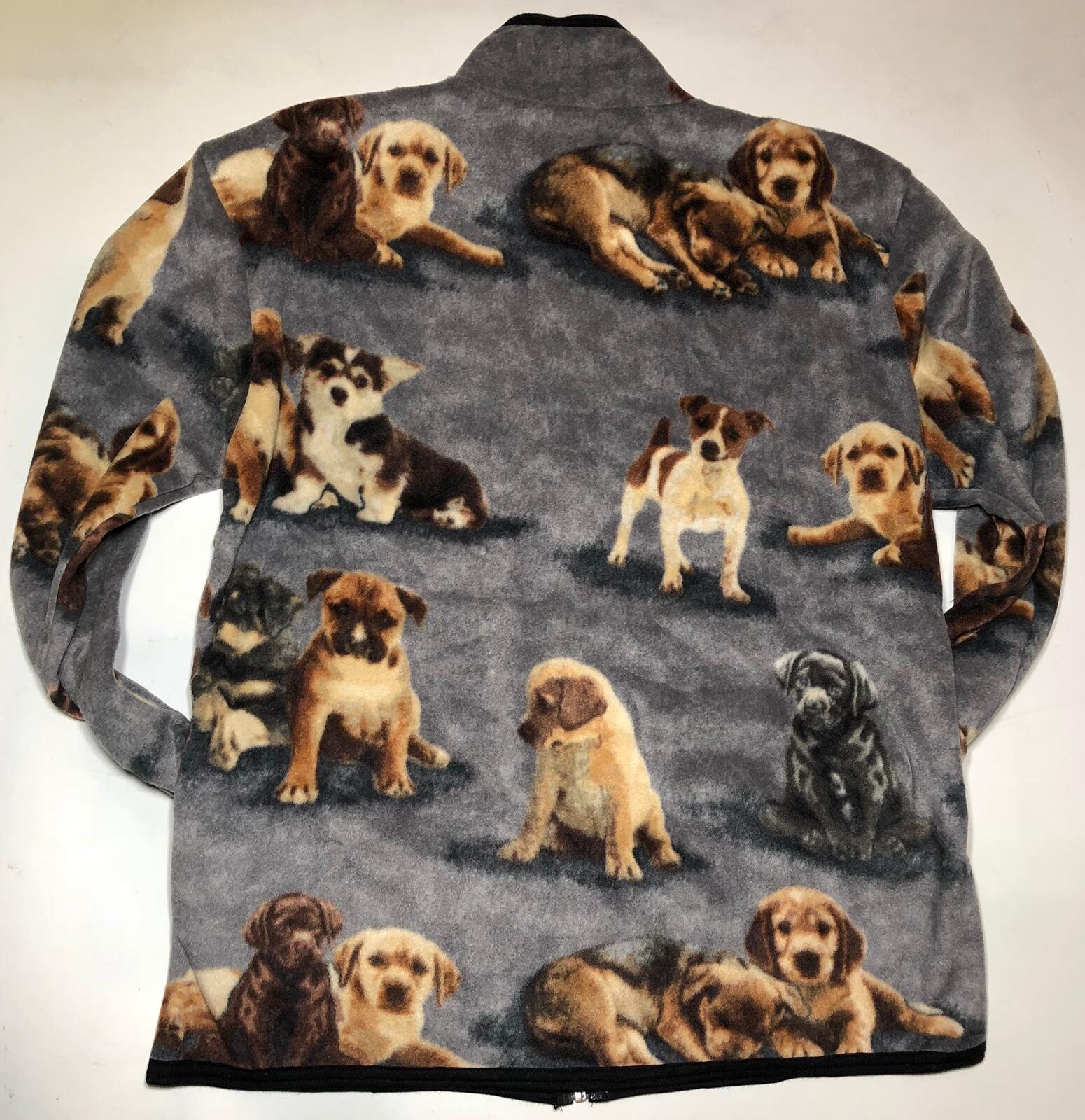 Zoofleece Dogs Cute Puppies Gray Fleece Beagle Beagles Jacket - Etsy