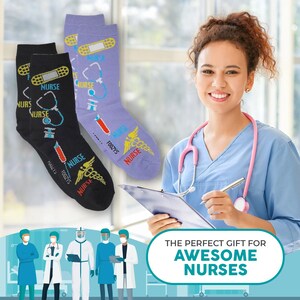 Nurse Nursing RN Medical Doctor Stethoscope Hospital 2 Pair Women's ...