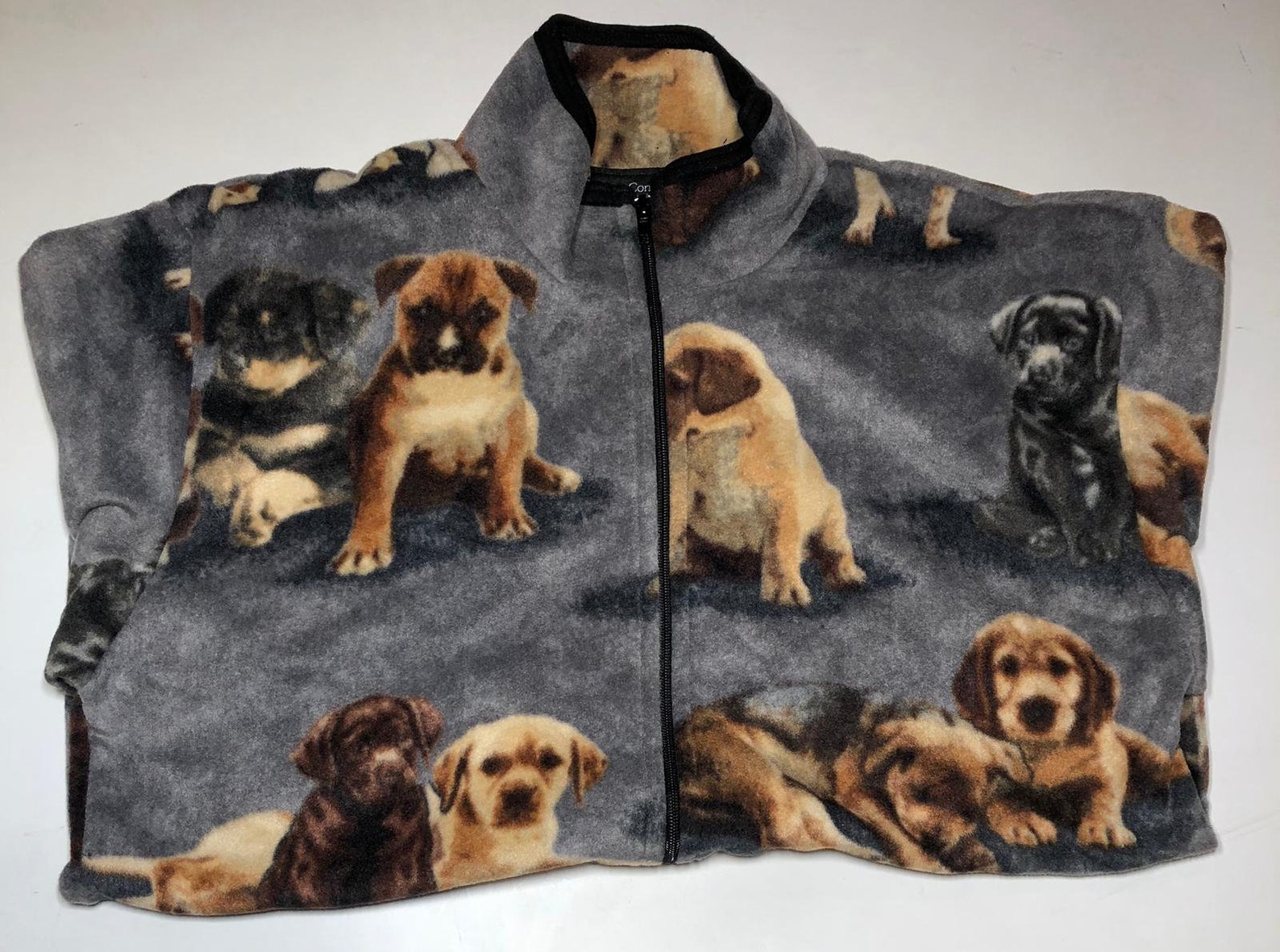 Zoofleece Dog Puppies Gray Dogs Fleece Sweater Beagle Jack Russell ...