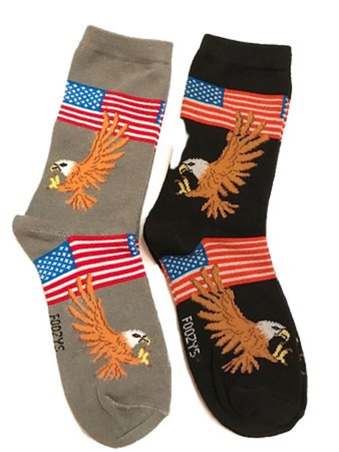 Eagle American Flag Bird Bald Eagles Patriot USA Crew Socks Women's 2 ...