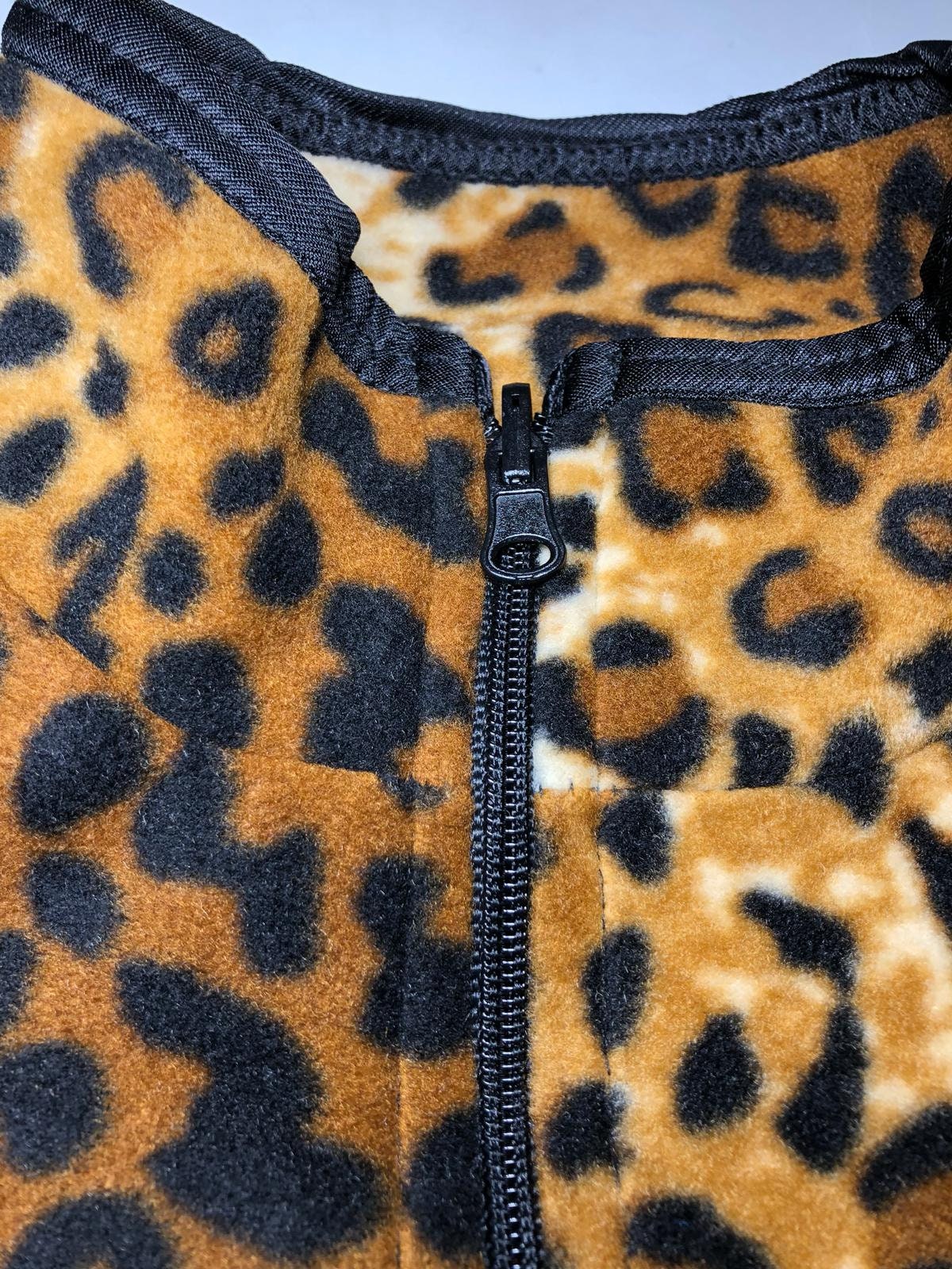 Zoofleece Leopard Animal Print Fleece Jacket Best Friend Gift for Her ...