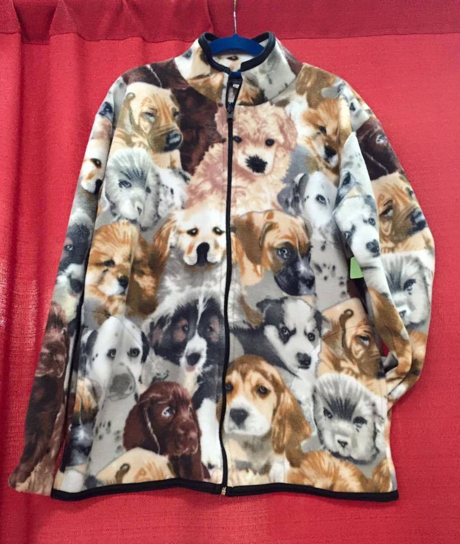 Zoofleece Dogs Cute Puppies Dog Fleece Jacket Best Friend Gift Birthday ...