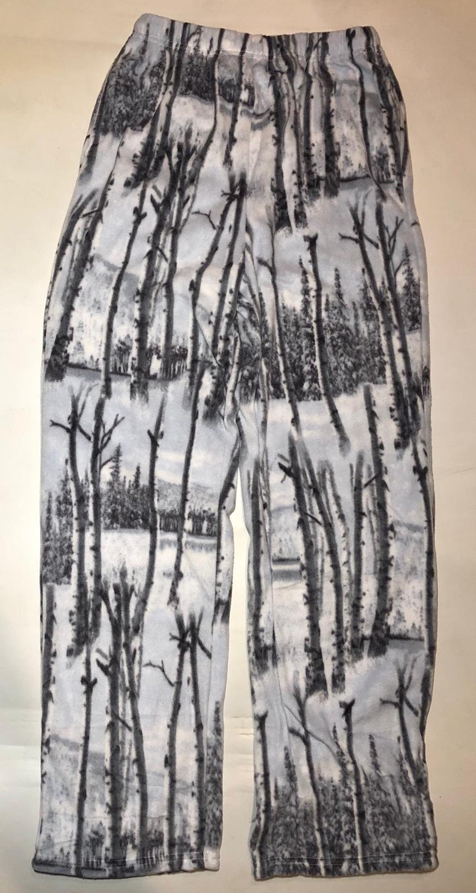 Zoofleece Super Comfortable Birch White Snow Tree Camouflage Fleece ...