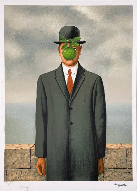 Il Figlio Dell'uomo Magritte René Magritte…l”Uomo Con La