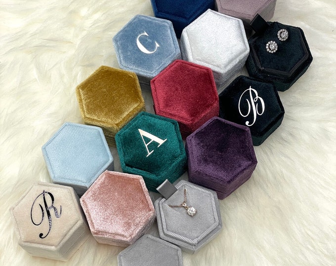 Olive Green Velvet Ring Display - Etsy