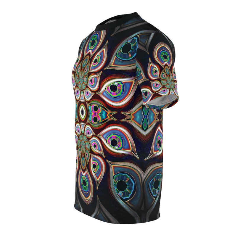 DMT Eyes Visionary Art T-shirt, Premium Psytrance Festival Rave Shirt ...