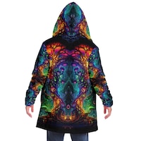 Customizable- Shag Psychadelic Jacket - Etsy