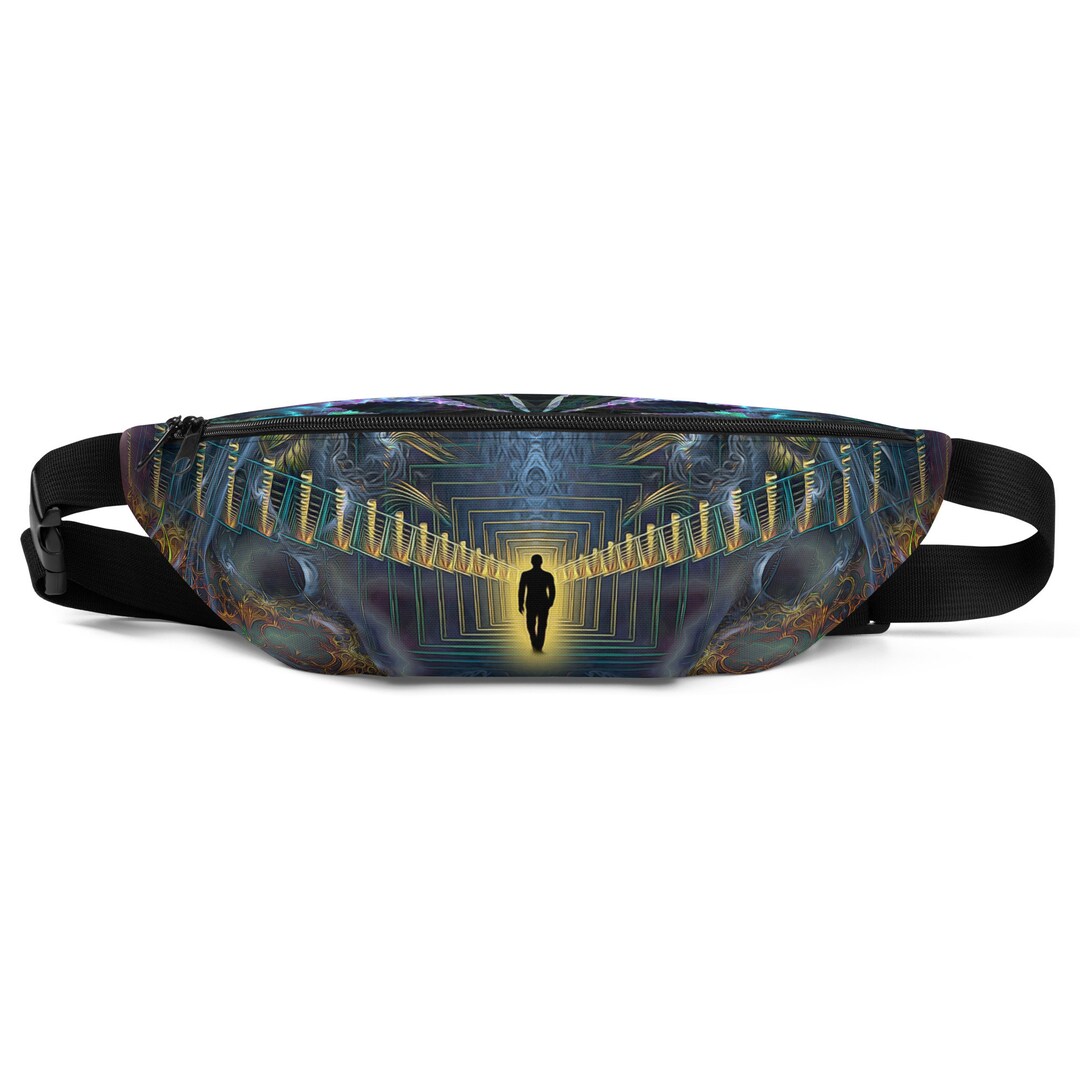 Marijuana Pot Leaf FANNY PACK, Visionary Art, Psychedelic, Trippy ...