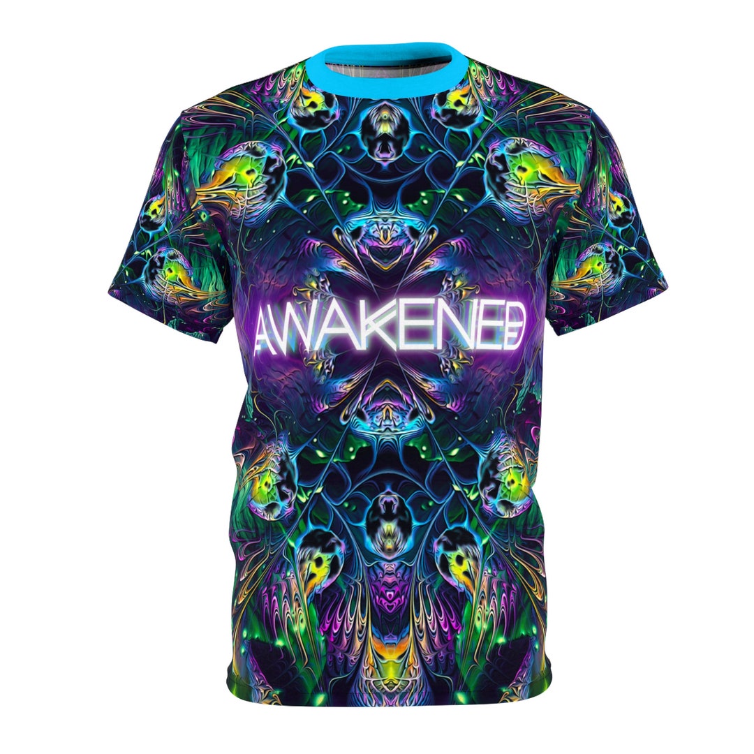 Awakened Psychedelic Psytrance T-shirt, Premium Festival Rave Shirt ...