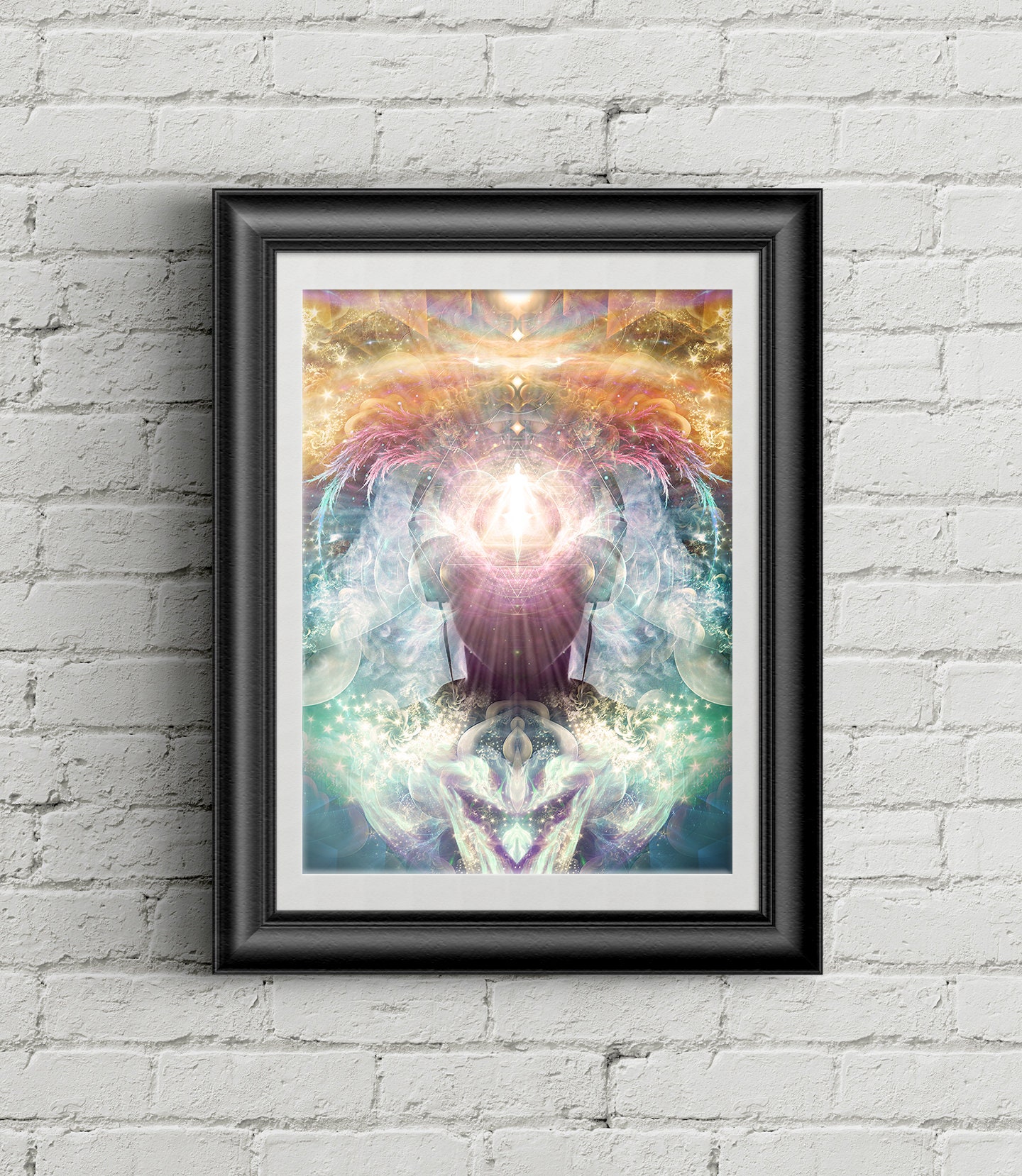 Musical Vibrations POSTER Headphone Art Visionary Art Print - Etsy
