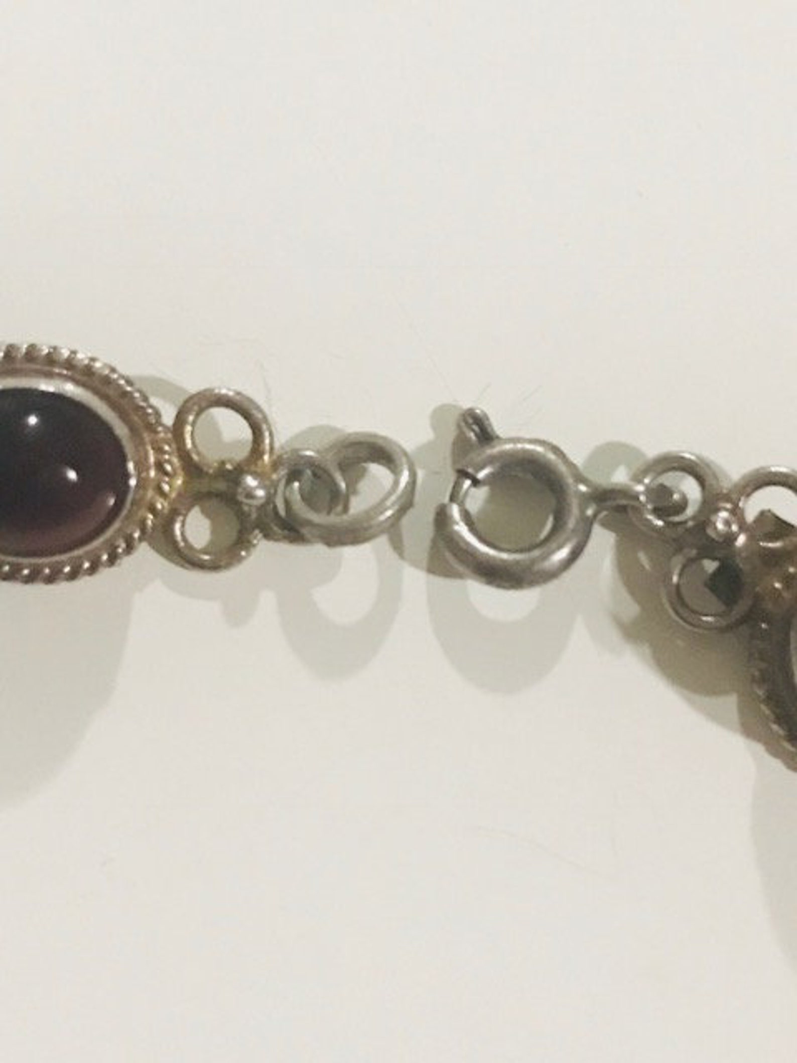 Beautiful Antique Sterling Silver 925 Bracelet, Women's Bracelets, Link ...