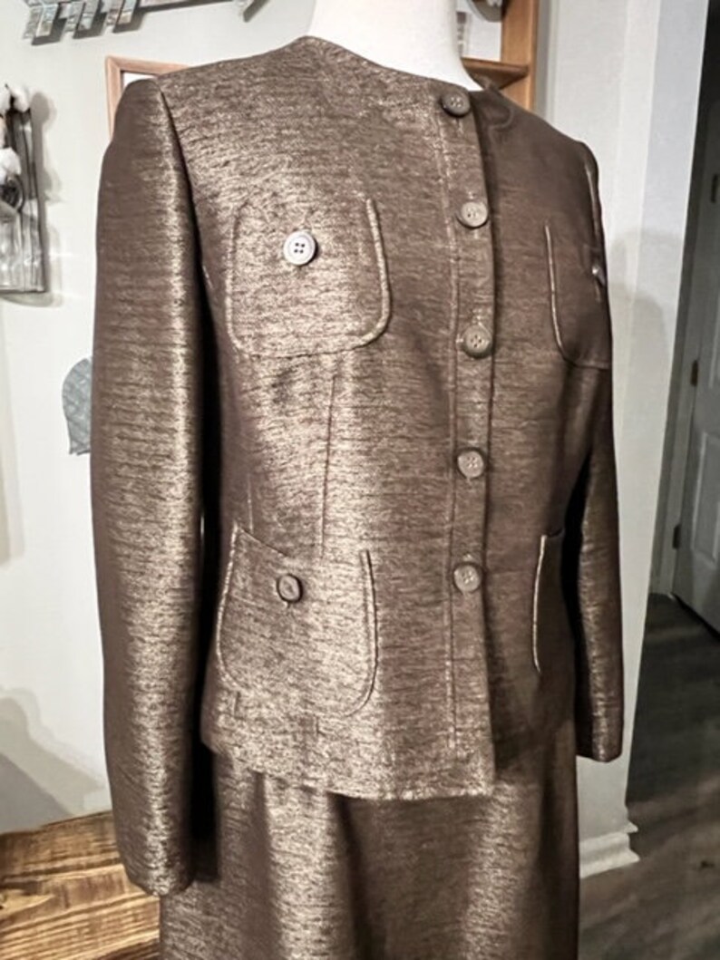 Vintage Woman Sut Formal Brown Suit Mother of the Bride - Etsy