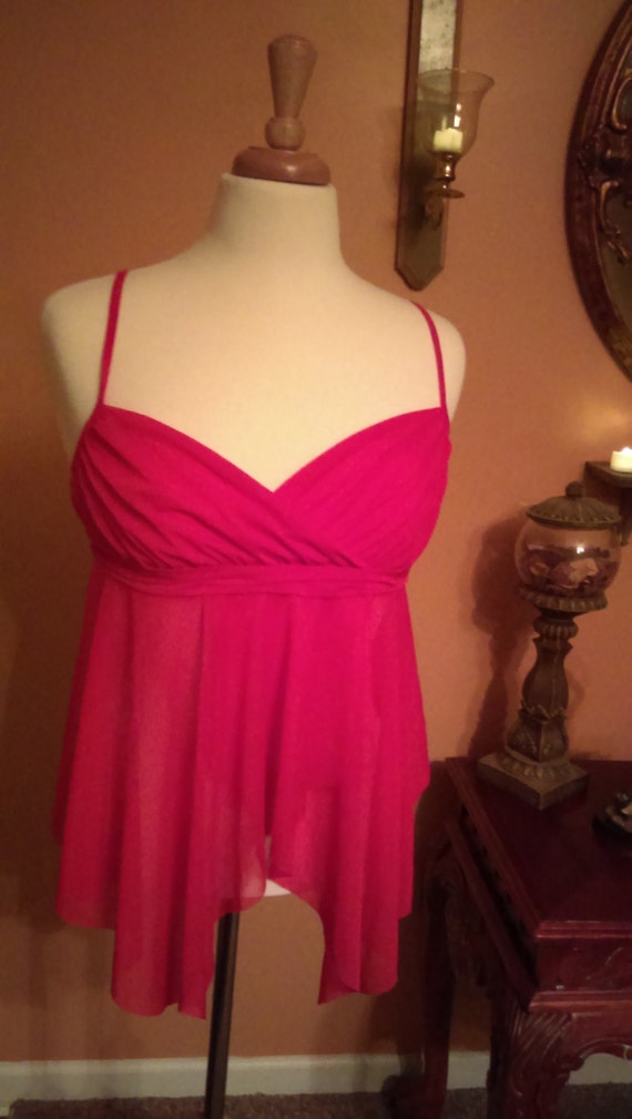 Victoria's Secret Babydoll Set Vintage Red Teddie Set by | Etsy