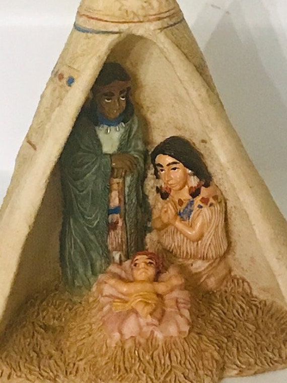 Lovely Native American Nativity Scene. Gift for Her/him | Etsy