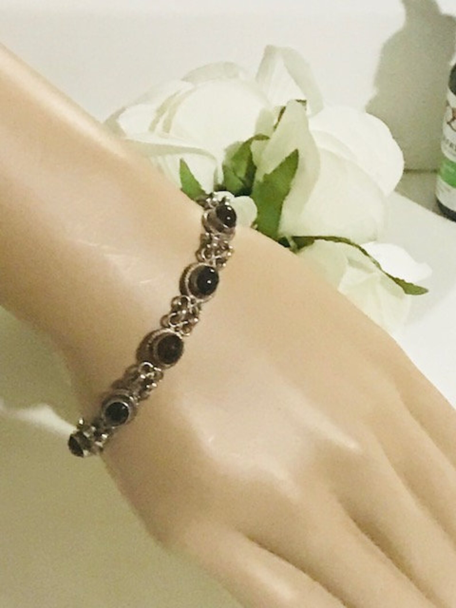 Beautiful Antique Sterling Silver 925 Bracelet Women's | Etsy