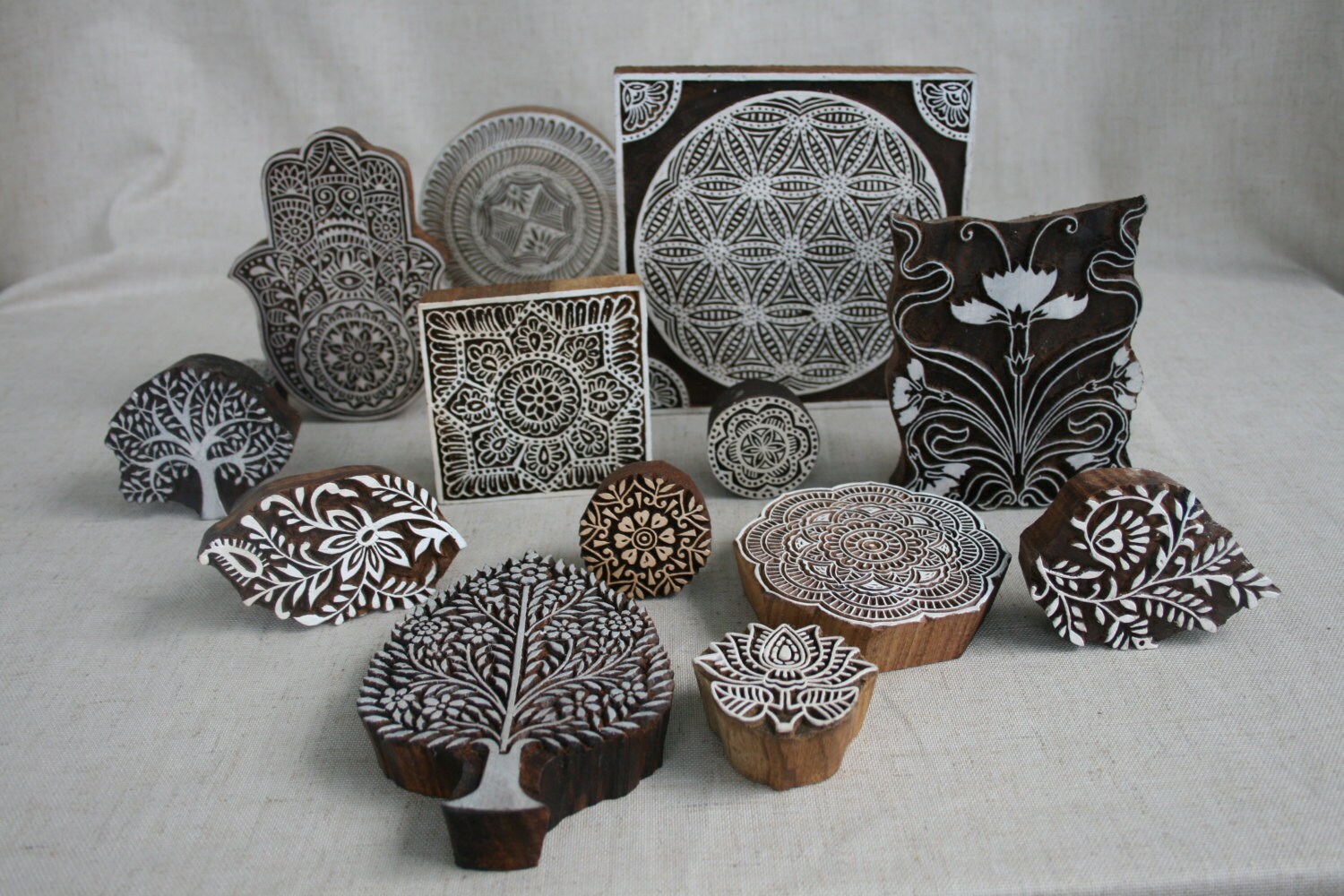Indian Wood Printing Block - Etsy