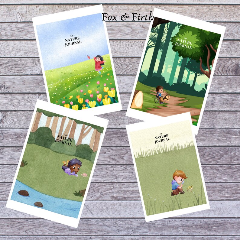 Printable Nature Journal Pages for Kids - Etsy