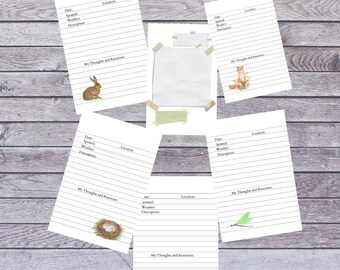 Printable Nature Journal Pdf for Children and Familys. Print as Many ...