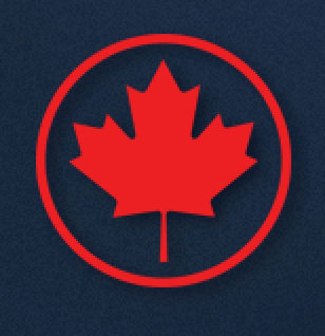 Maple Leaf Canada Decal - Etsy