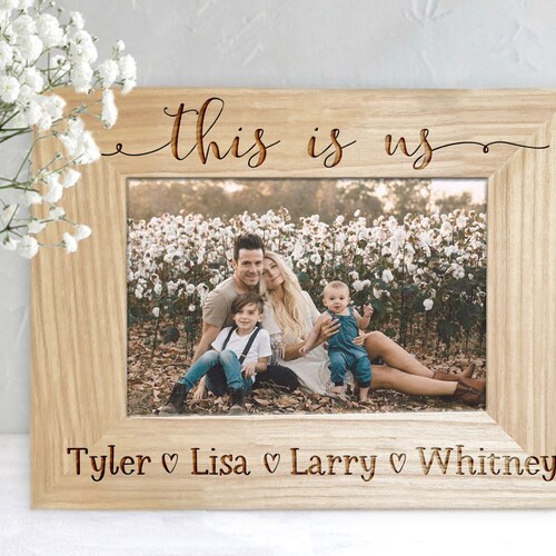 Custom Frame Personalized Picture Frame Engraved Photo - Etsy