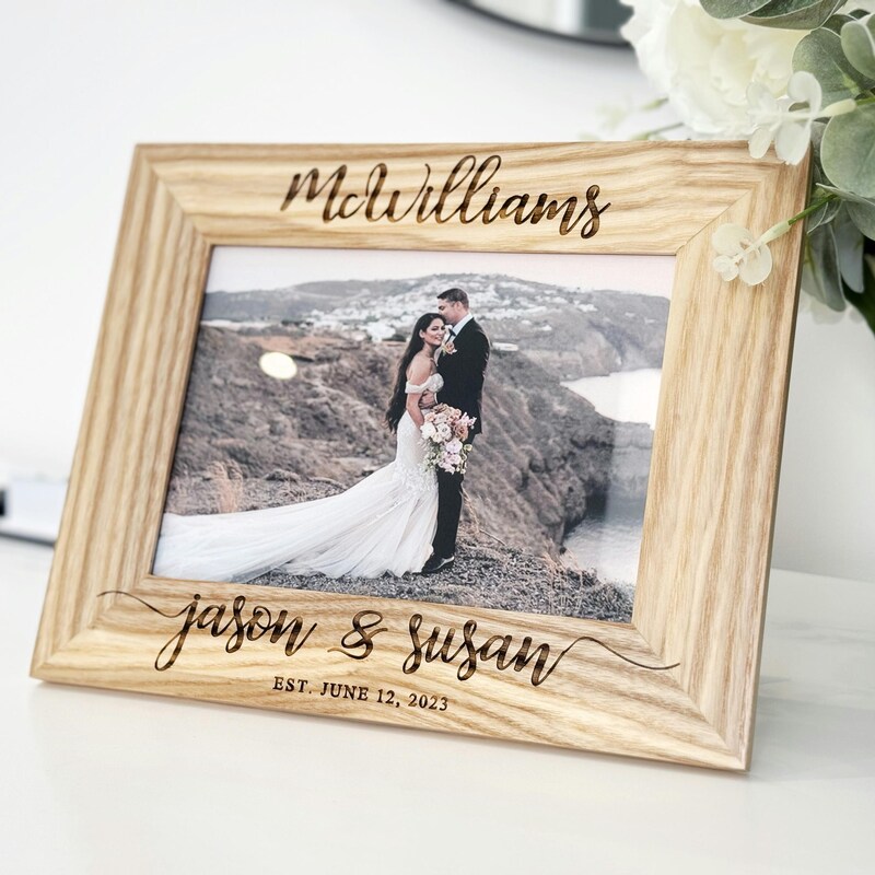 Wedding Photo Frame - Etsy